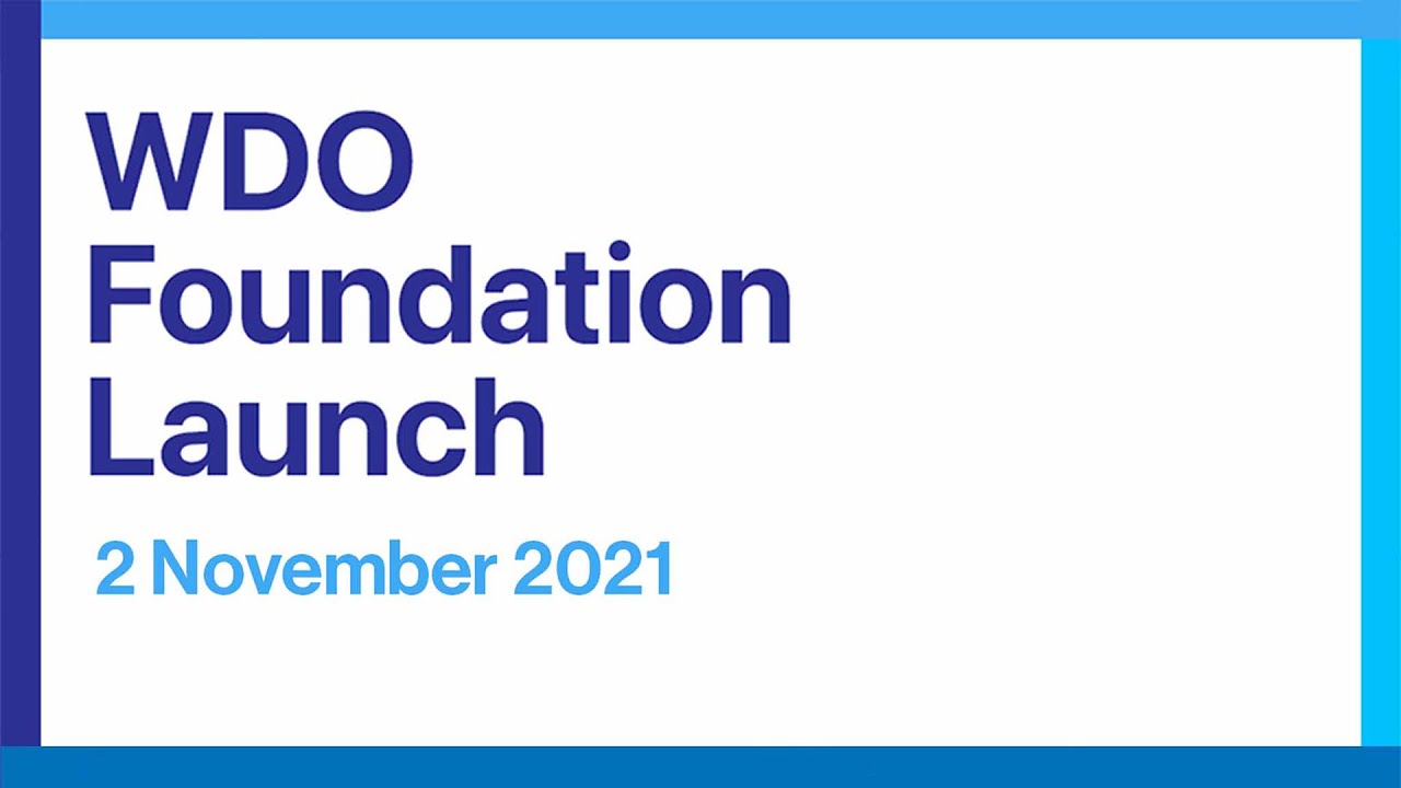 WDO Foundation Launch - YouTube