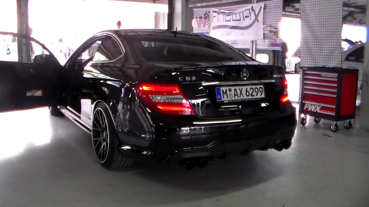 Renntech Mercedes C63 AMG 507 Edition Loud Revs HD - YouTube
