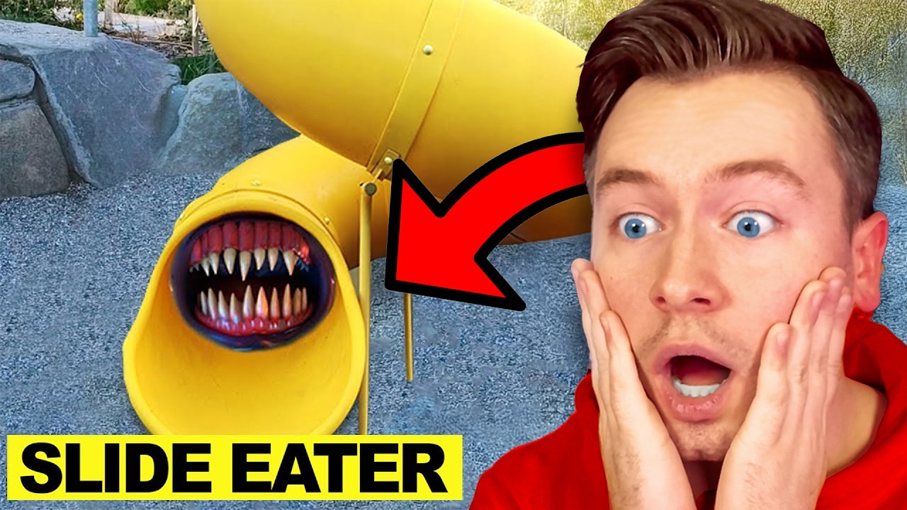 DROHNE überwacht SLIDE EATER in REAL LIFE!😱 - YouTube