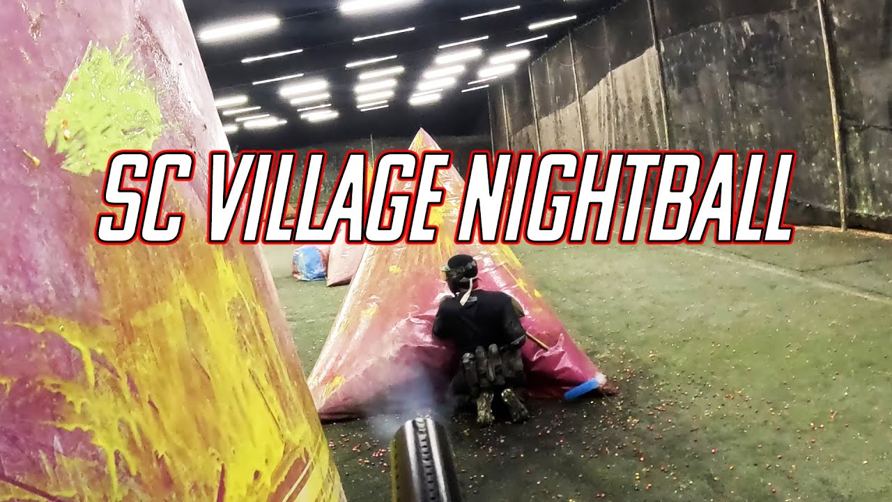 Playing Paintball at Night!!! SC Village/WCPPL Nightball - YouTube