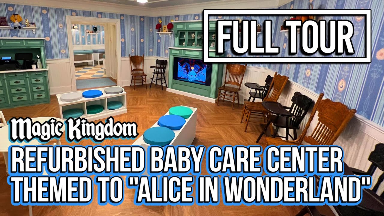 Tour the Refurbished Baby Care Center Now Themed to "Alice in ...