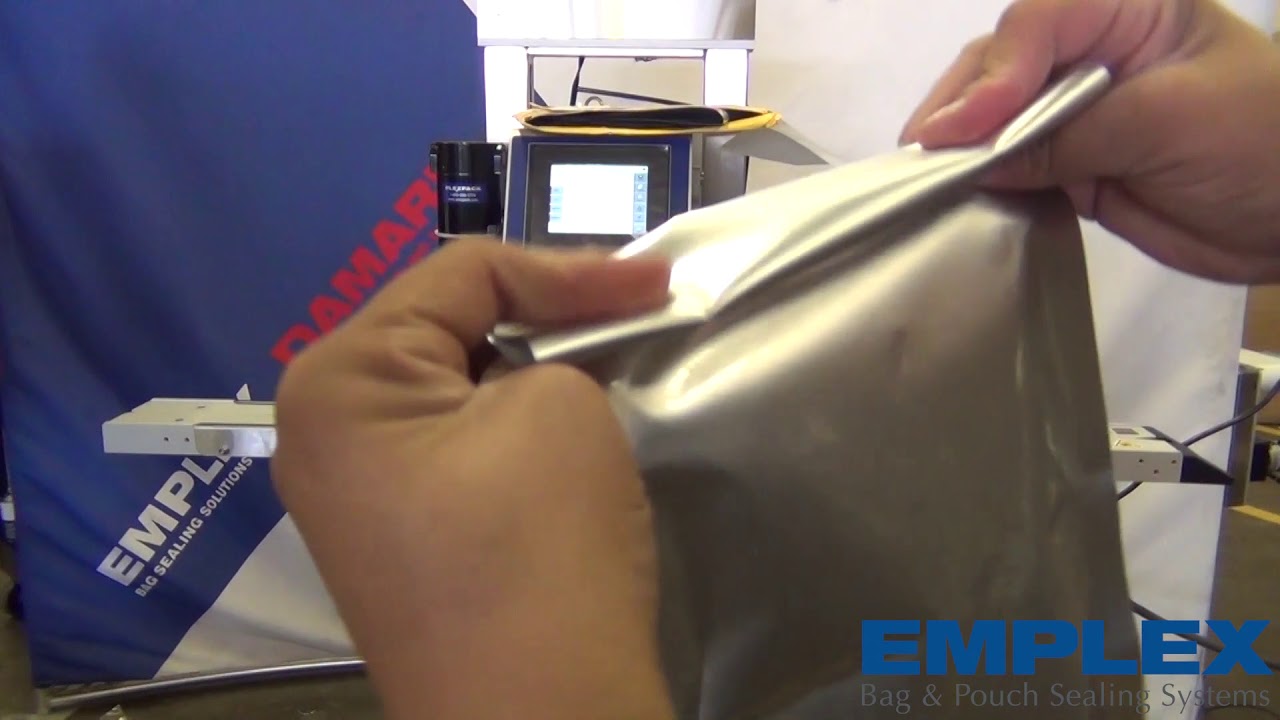 Hermetically seals bags | EMPLEX | MPS 6100 - YouTube