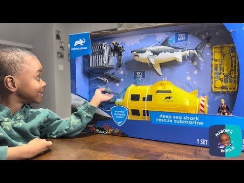 Deep Sea Shark Rescue Submarine - TOY REVIEW - Animal Planet - Great ...