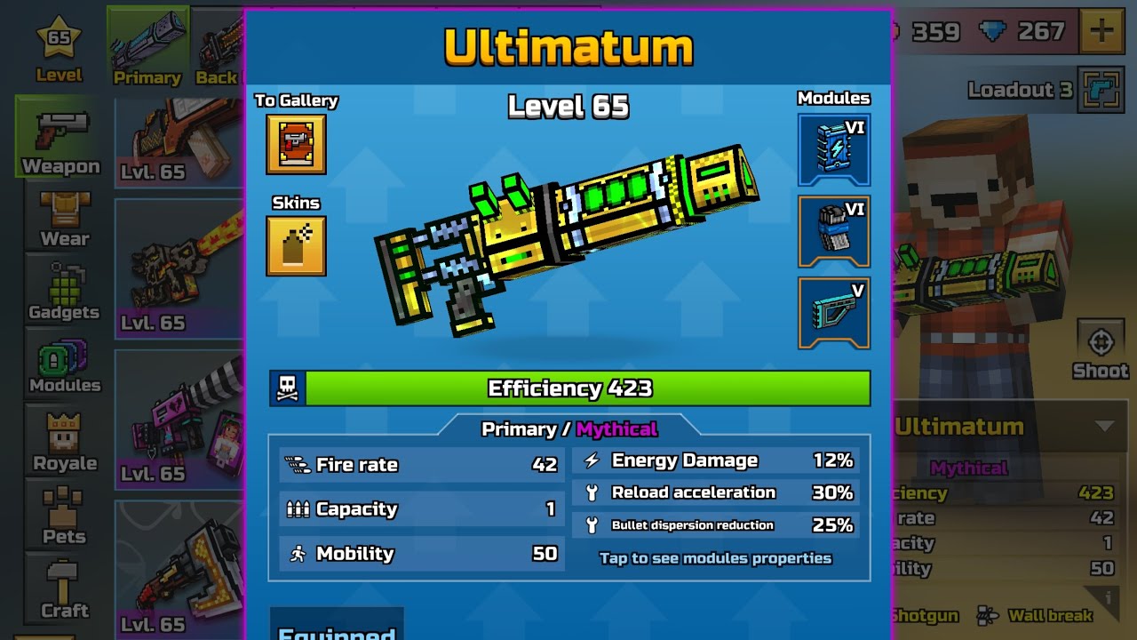 I got ultimatum skin at first try...【pg3d】 - YouTube