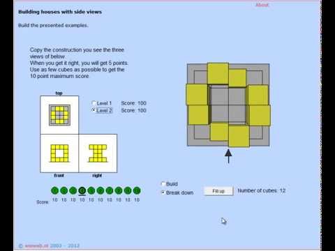Building Houses Geometry Game - YouTube