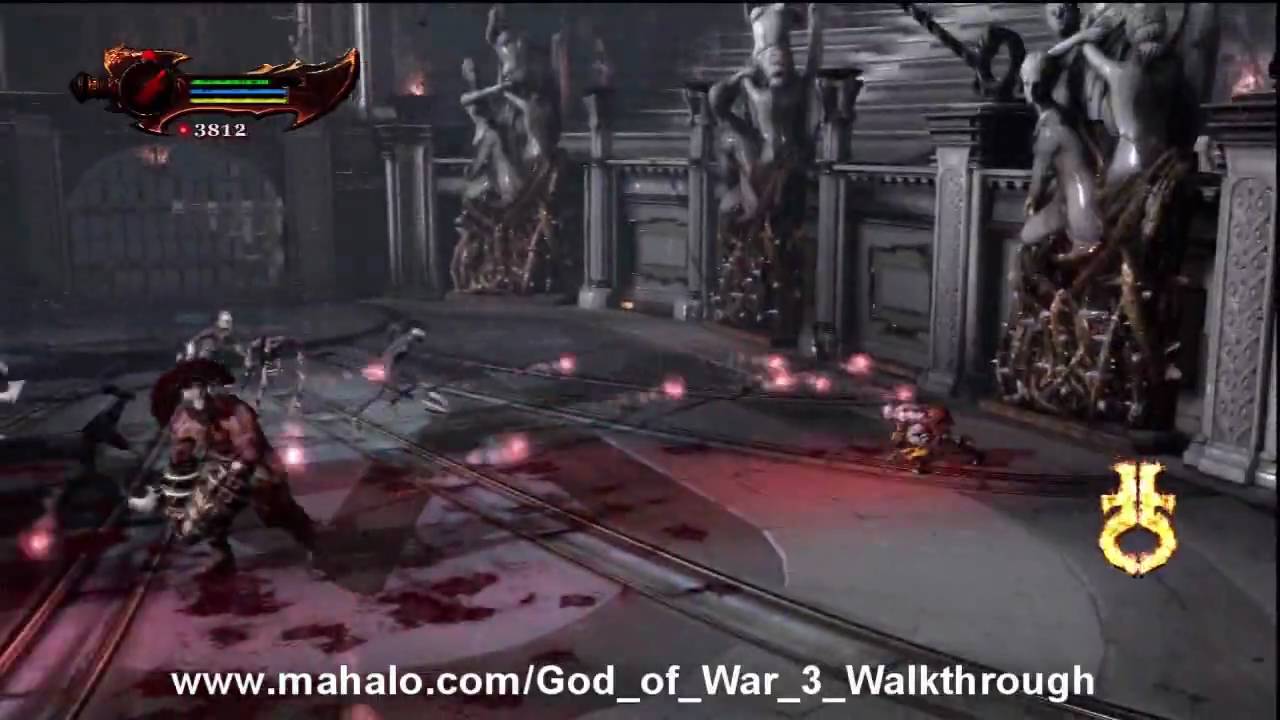 God of War III Walkthrough - Hercules Boss Fight HD - YouTube