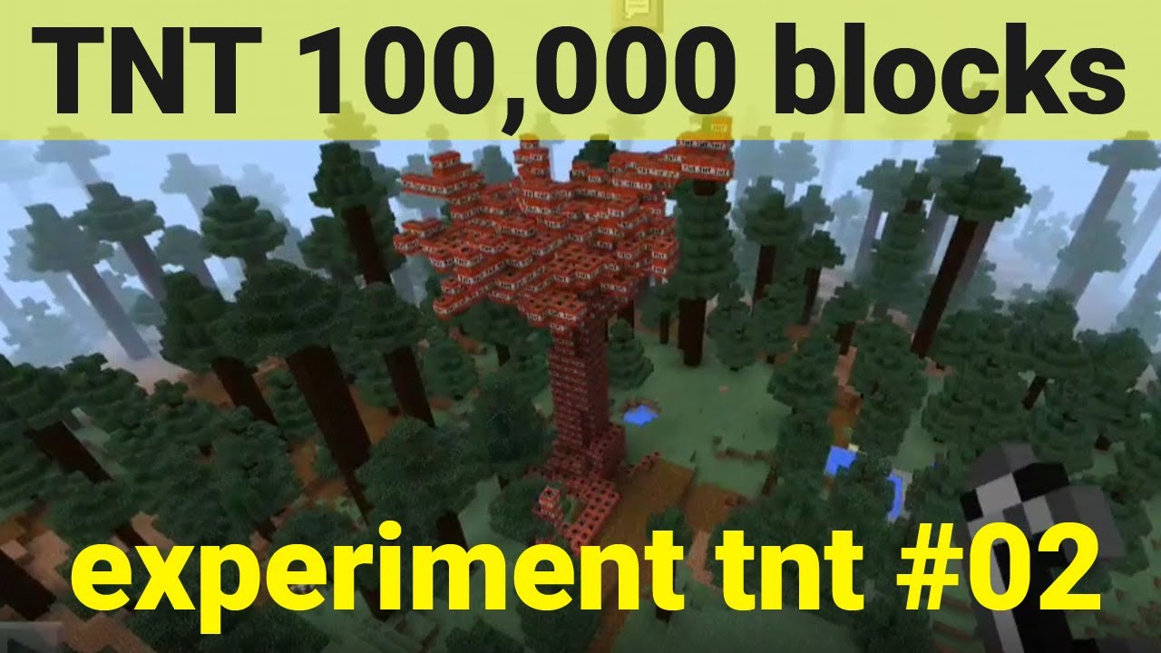Minecraft experiment tnt #02 mega bomb of 100,000 blocks of dynamite ...