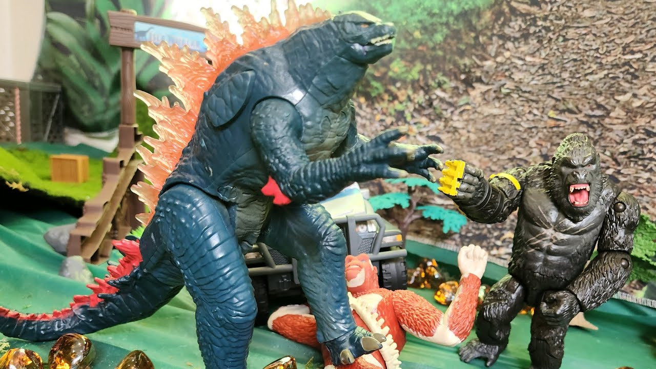 Skarking Vs KingKong Vs Godzilla #godzillavskong #godzilla # ...