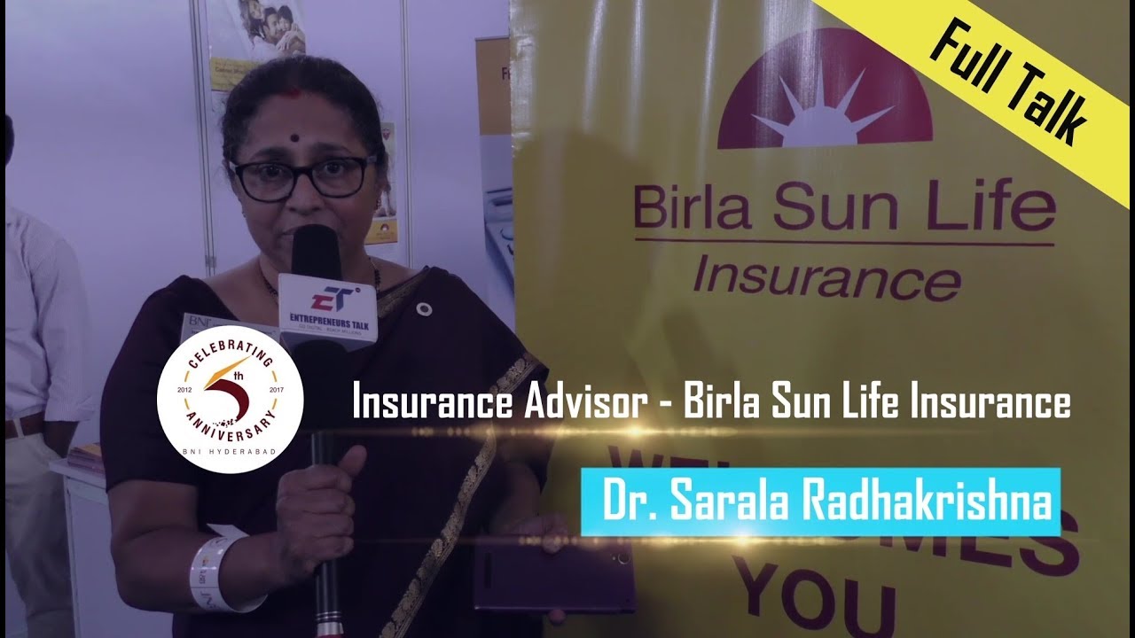 Birla Sun Life Insurance Insurance Advisor - Entrepreneurs Talk - YouTube
