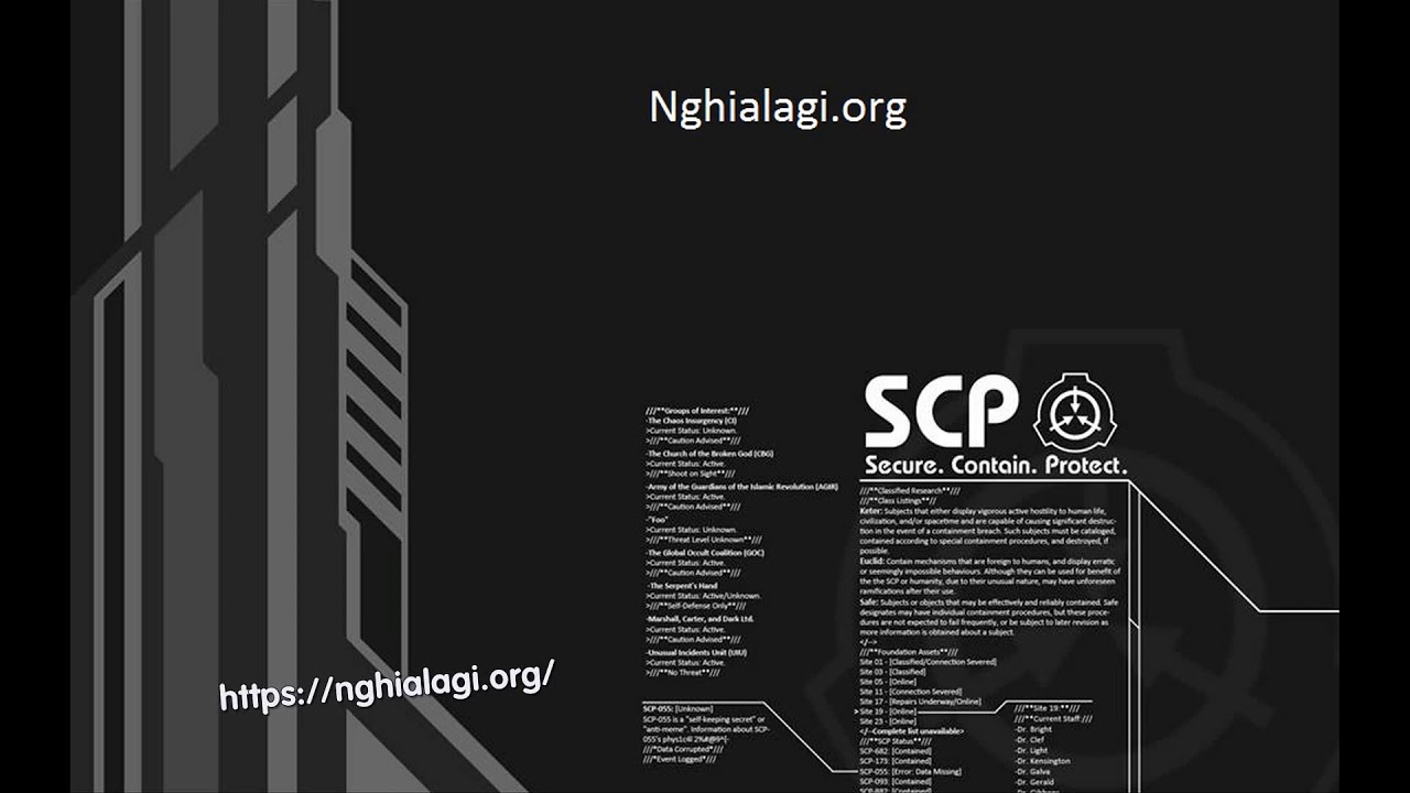 SCP là gì? Những ý nghĩa của SCP - Nghialagi.org - YouTube