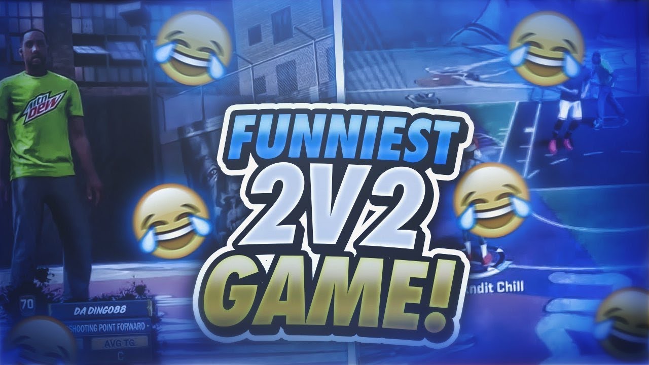 NBA 2K18 FUNNIEST 2V2 GAME EVER | I HOPPED ON WITH A 70 OVERALL - YouTube