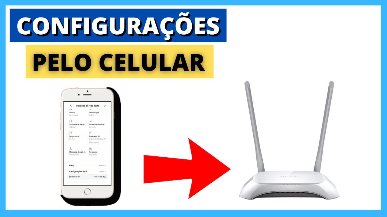 COMO ACESSAR AS CONFIGURAÇÕES DO ROTEADOR PELO CELULAR - YouTube