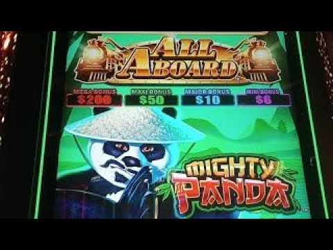 All Aboard Mighty Panda by Konami! First try with bonus!! - YouTube