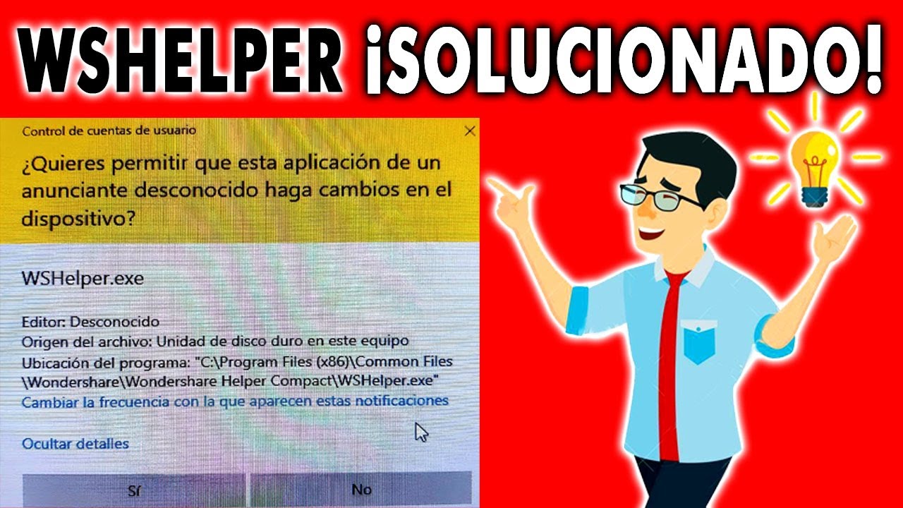 ️ 𝐒𝐎𝐋𝐔𝐂𝐈𝐎𝐍𝐀𝐃𝐎! WSHELPER Eliminado y RESUELTO el problema. - YouTube