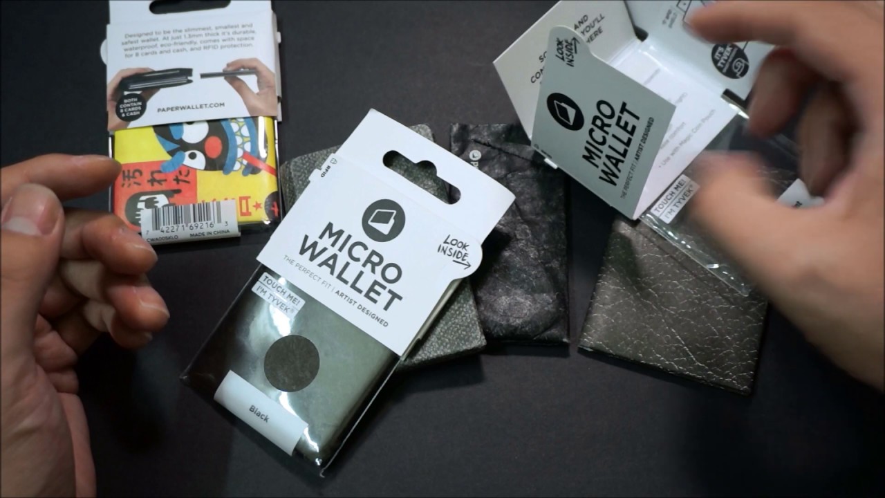 My MICRO WALLET from Paperwallet REVIEW! - YouTube