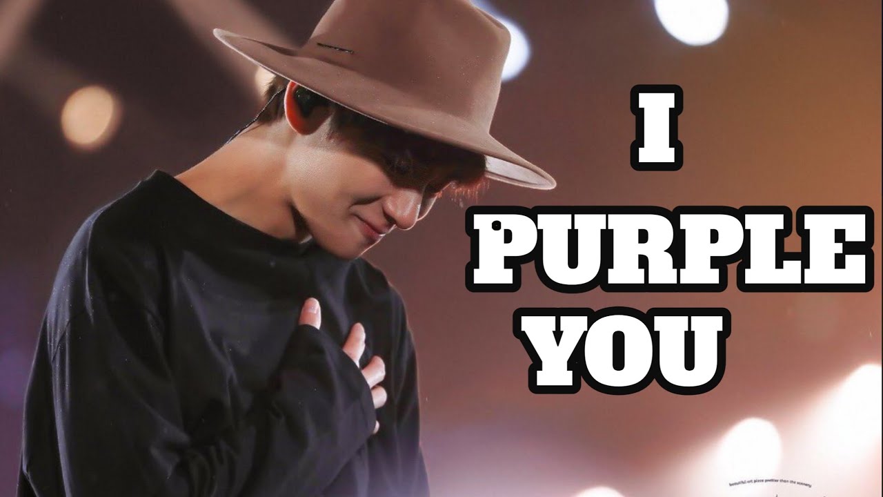 When and Why "I PURPLE YOU 💜" started? - YouTube