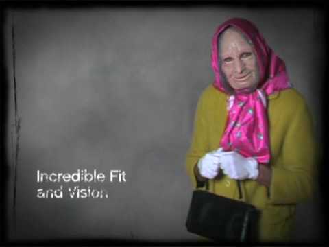 Ricks House of Horror Nana Old Woman Halloween Mask - YouTube