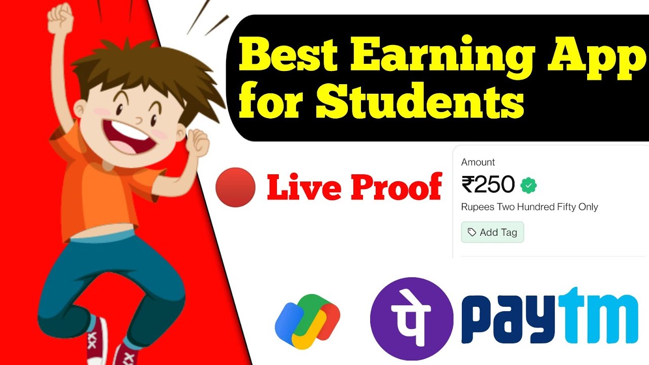 Students के लिए New Earning App || Live Proof के साथ | Best Earning App ...
