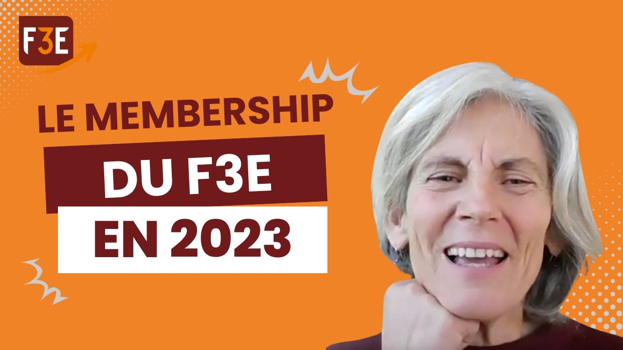 Présentation de l’étude "Le membership du F3E en 2023. Monographie d’un ...