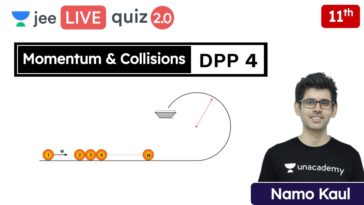 JEE: Momentum & Collisions DPP 4 | Class 11 | Unacademy JEE | JEE Physics | Namo Kaul - YouTube