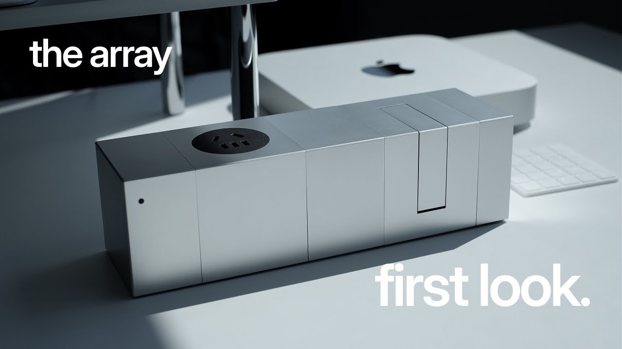 the array | a modular charging system for modern desktops - YouTube