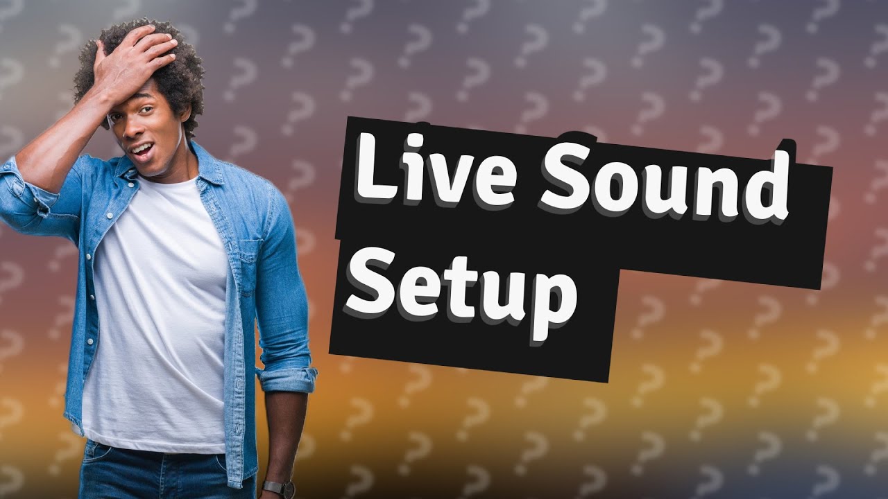 How do I set up live streaming sound? - YouTube