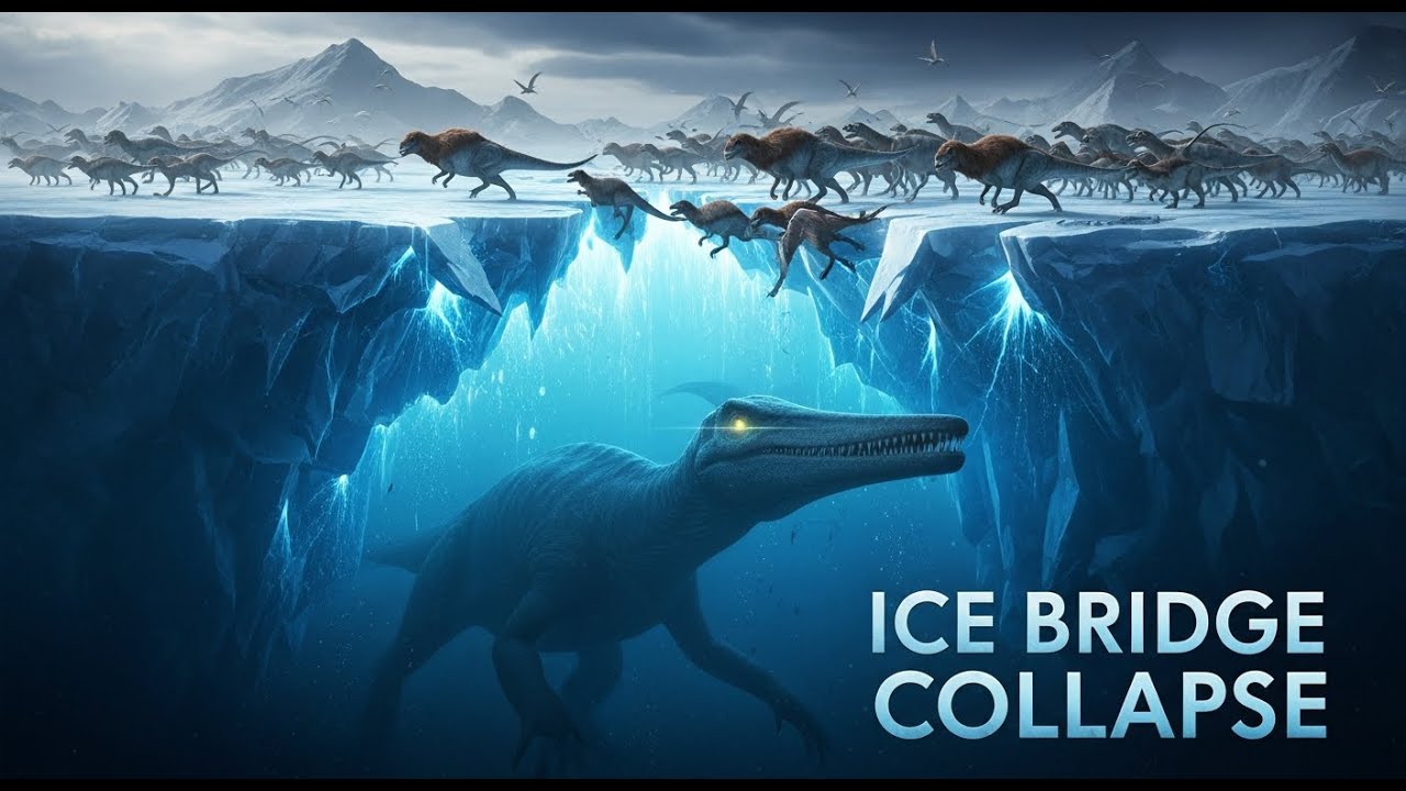 Ice Bridge Migration | Dinosaurs & Prehistoric Monsters Years Ago - YouTube