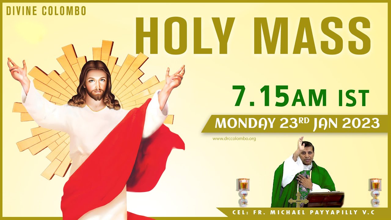 (LIVE) Monday Mass | Fr Michael Payyapilly VC I 23 Jan 2023 | Divine ...