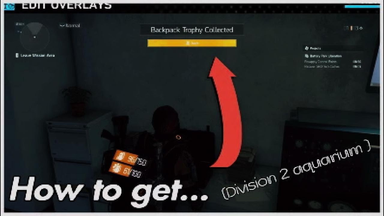 How to get BACKPACK TROPHY in the AQUARIUM | Division 2 - YouTube