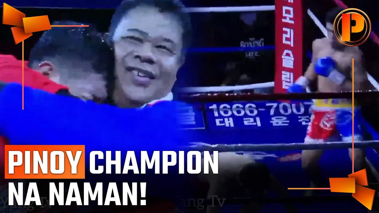 Pinoy "MATRIX" Sarcon TINALO ang UNDEFEATED Korean! May belt na ngayon ...