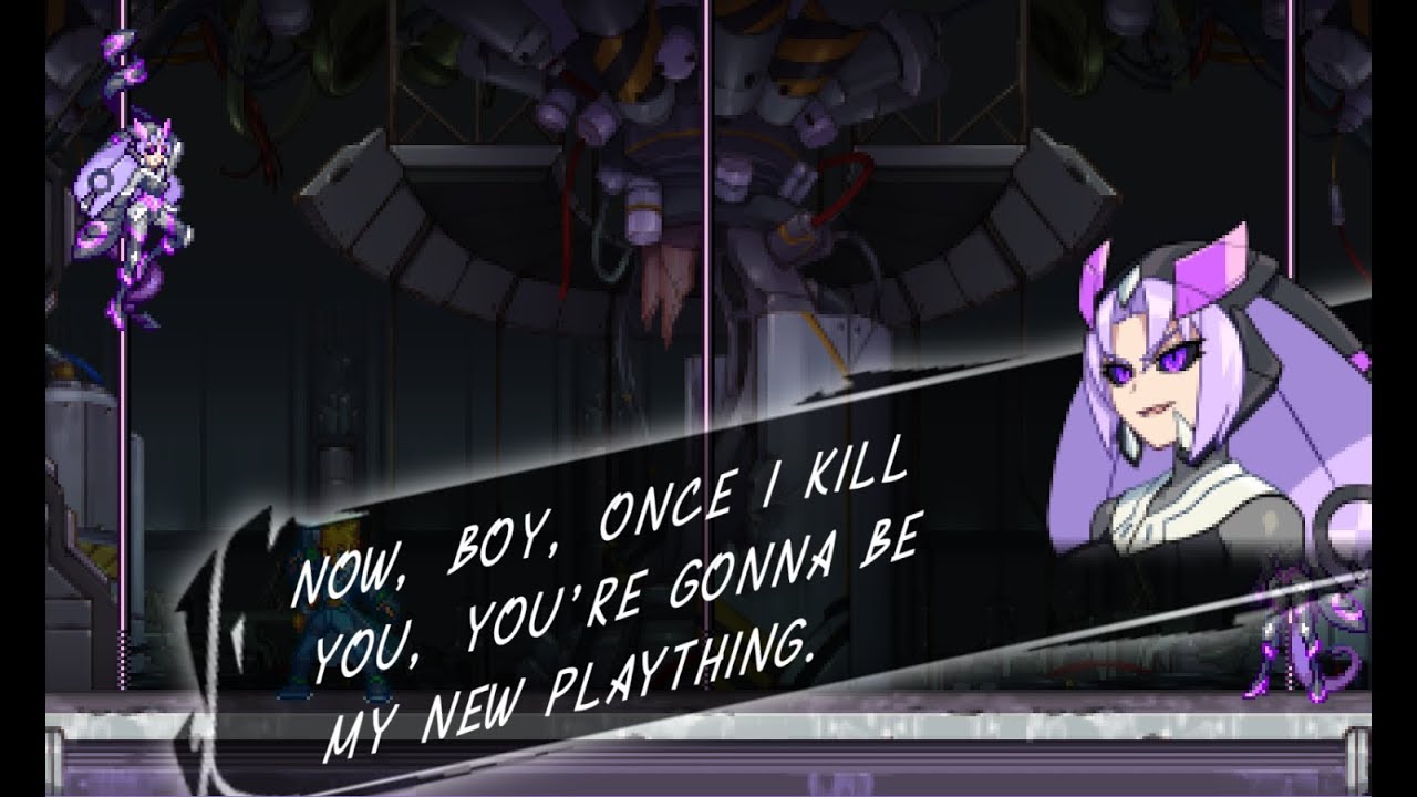 Azure Striker Gunvolt Boss Showcase: Elise (Stratocombs) - YouTube