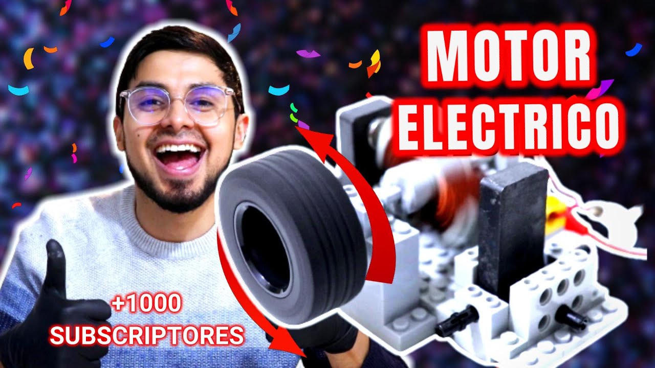Haciendo un motor eléctrico con Lego para celebrar +1000 subs! - YouTube