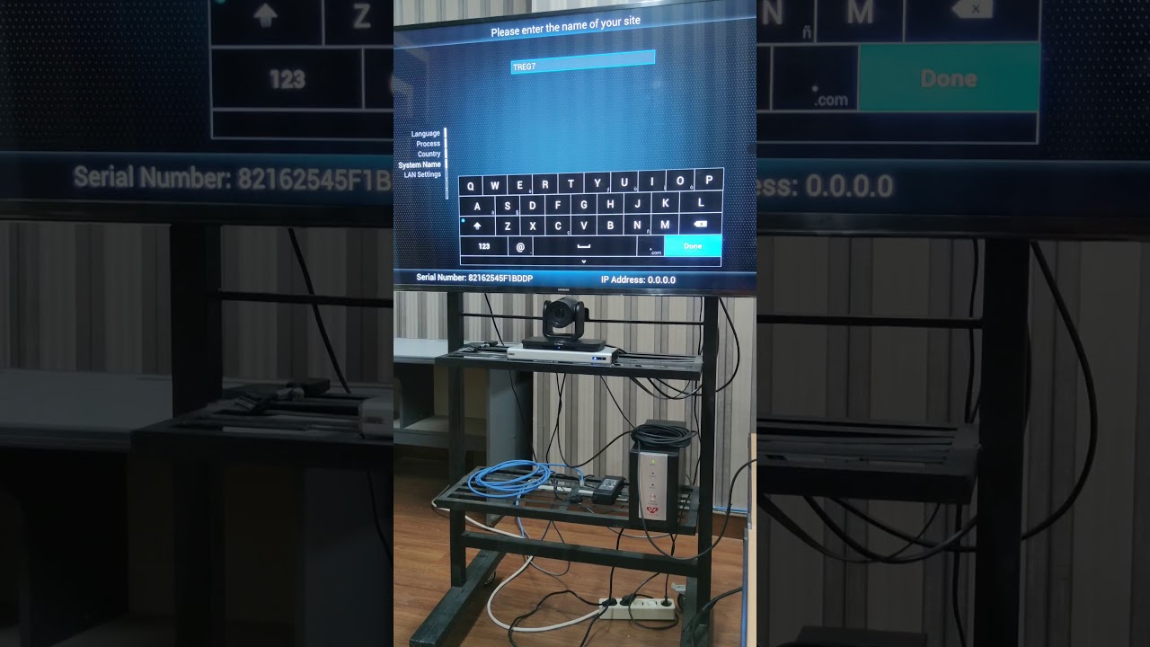 Setting Polycom RPG 310 - YouTube
