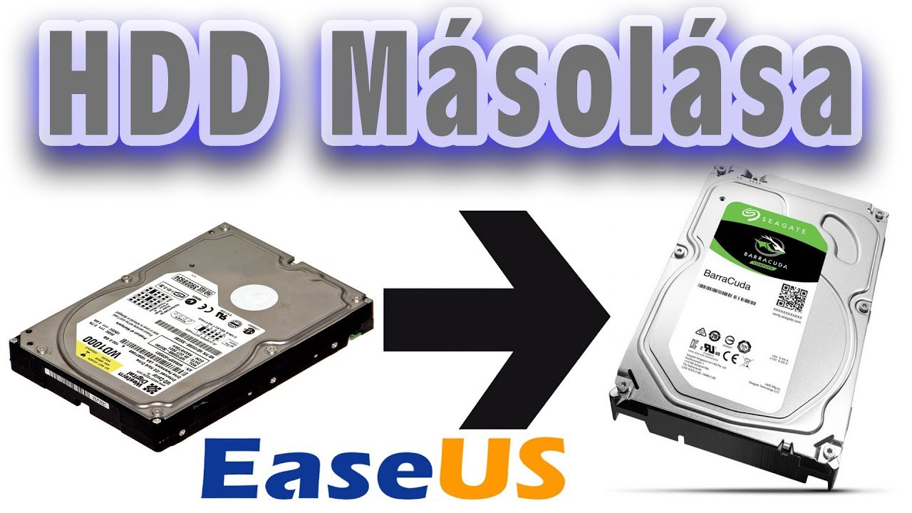 PC Machinátor #4 - HDD másolása EaseUS partíció mester segítségével ...