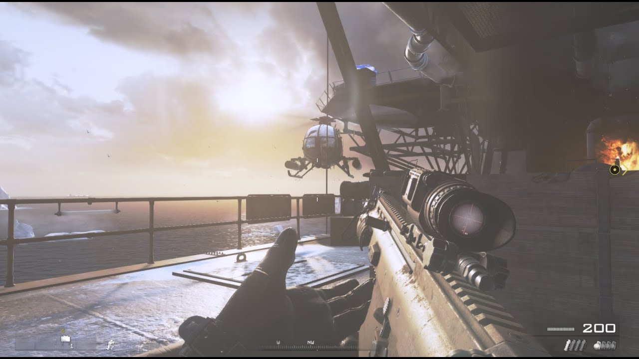 CALL OF DUTY MODERN WARFARE REMASTERED OIL RIG MISSION - YouTube