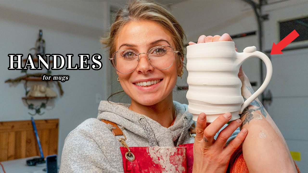 How to Pull A Handle Off a Mug! + Little Handle Tips | Pottery - YouTube