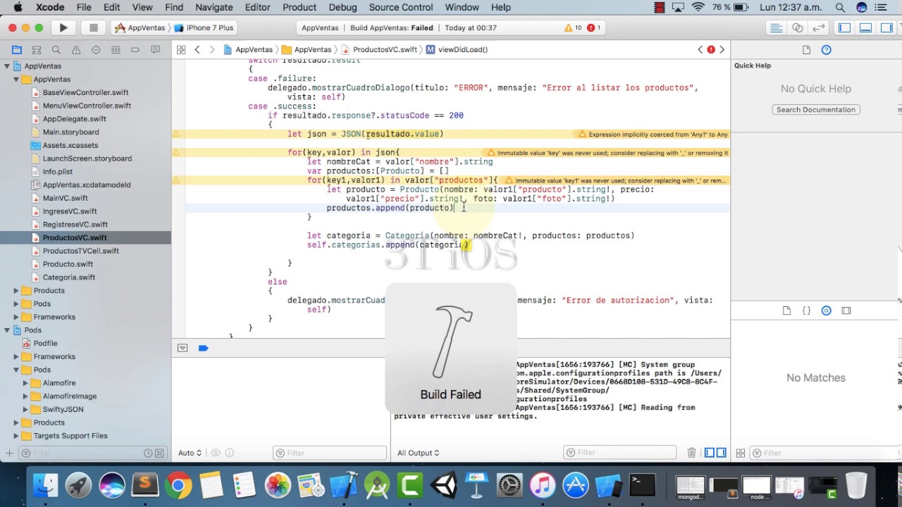 45. Llenando la coleccion Categorias/Productos con data JSON - YouTube