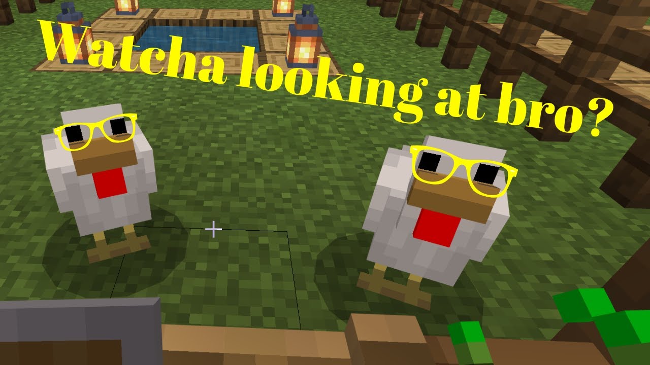 Minecraft how to get chickens: Tame and breeding. - YouTube