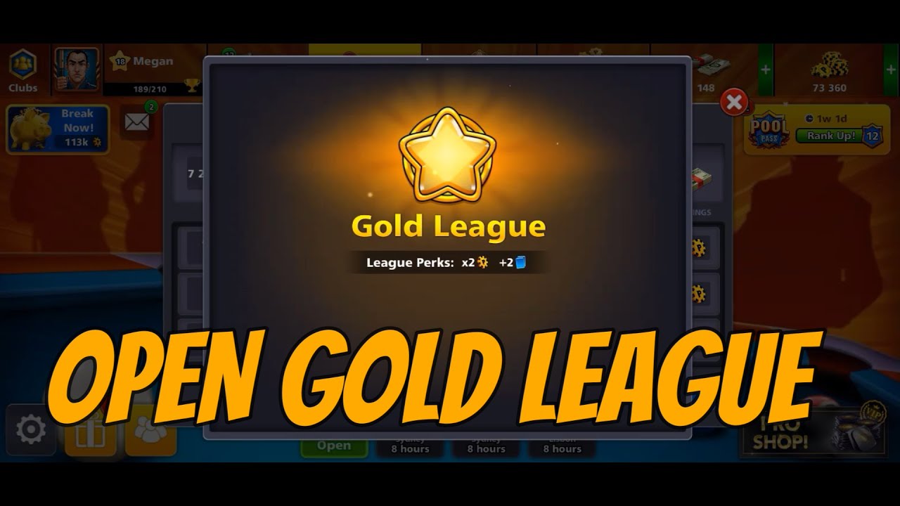 Golden Mastery: Conquering the Gold League in 8 Ball Miniclip‼️ ...