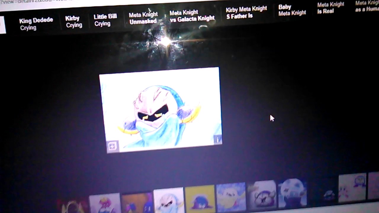 Drawing Dark Meta Knight And Dishonored Meta Knight - YouTube