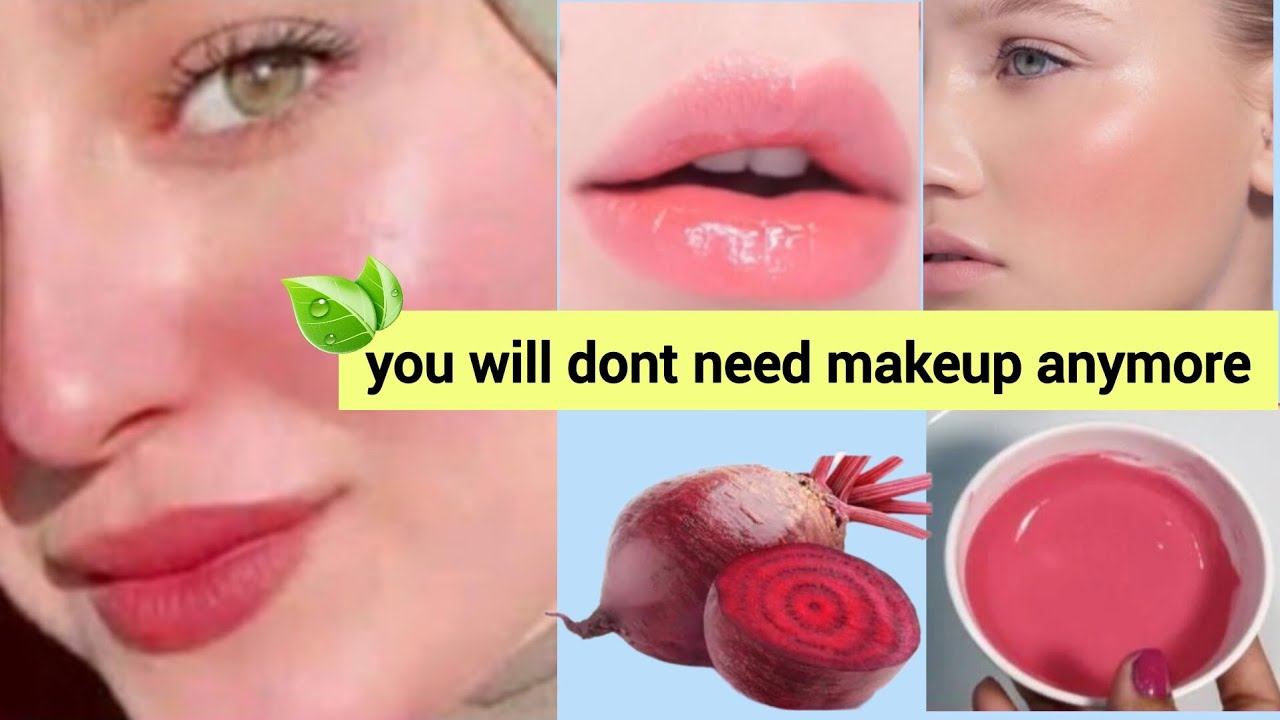 How to make beetroot lip and cheek tint at home.. - YouTube