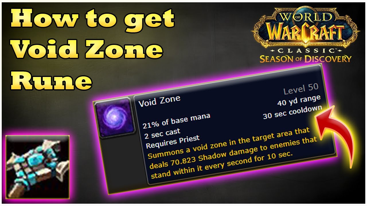 How to get Void Zone Rune [WoW SoD] - YouTube