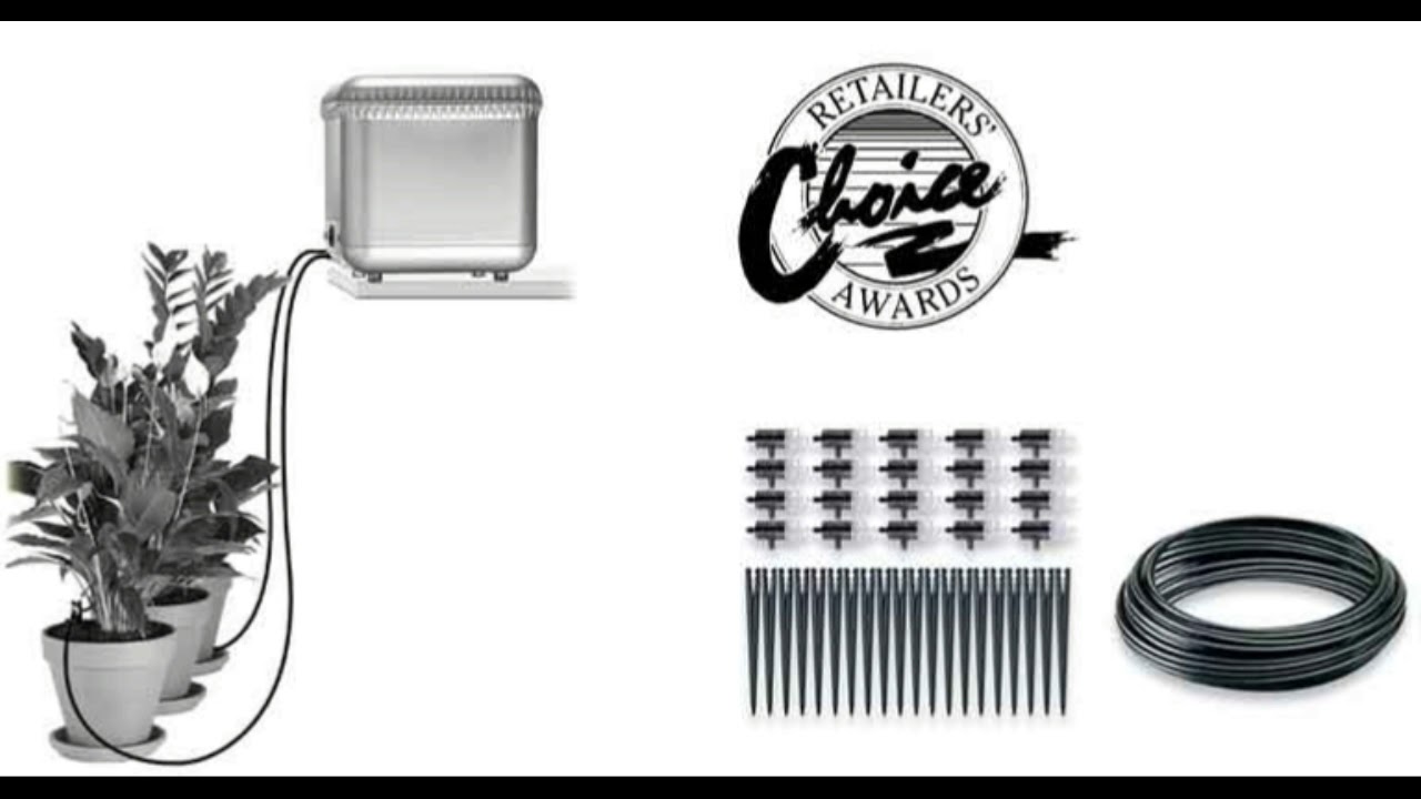 Claber 8053 Oasis 4 Programs20 Plants Garden Automatic Drip Watering ...