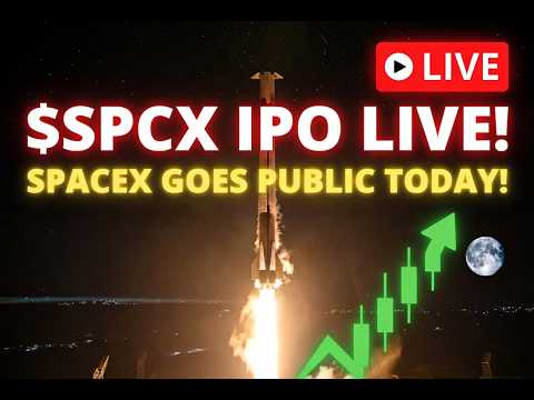 Live Trading Historic SpaceX IPO Launch! SPCX