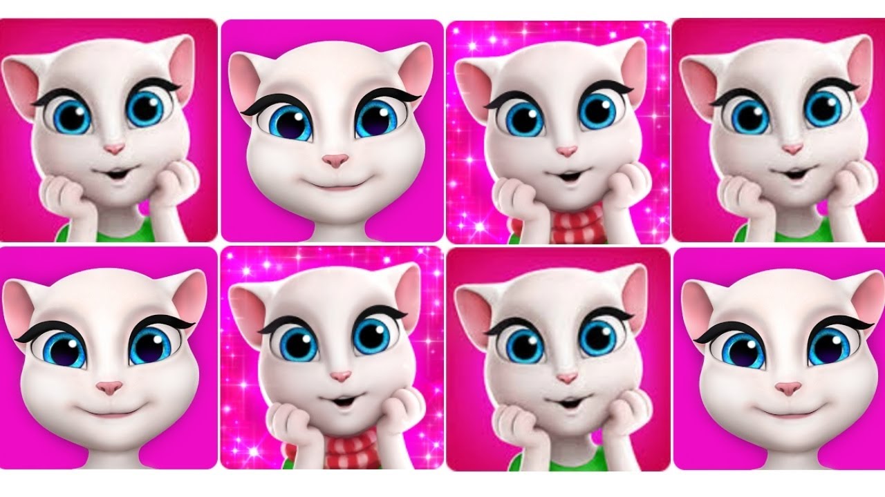 sWeEt GaMe tALKING aNGELA Cat with Baby Learning Colors to Android let ...