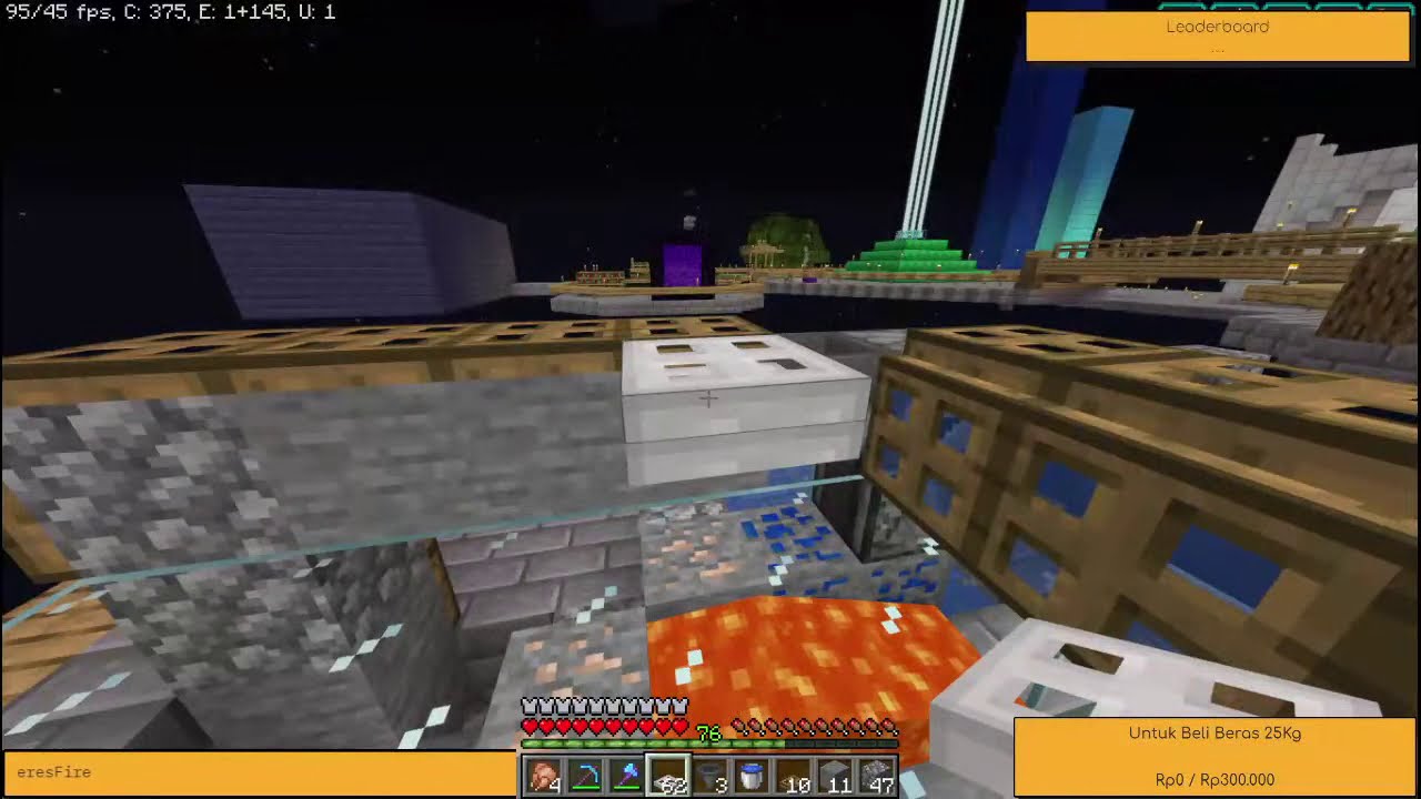 Minecraft Skyblock Server Blockcraft main main ajaaa sini TP - YouTube