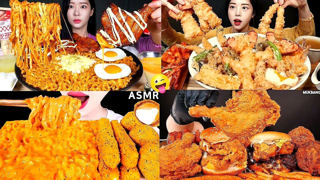 Foodcraving FOOD Compilation eating show Real sounds Asmr Mukbang ...