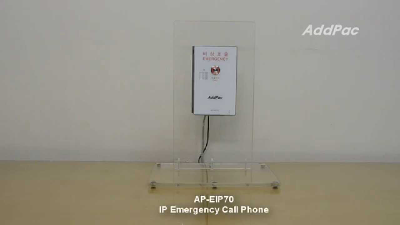 IP Emergency Call Phone AP-EIP70 Demonstration (IP 비상 전화기 AP-EIP70 데모) | AddPac - YouTube