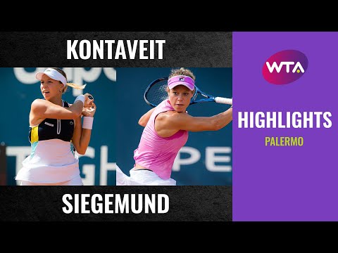 Anett Kontaveit vs. Laura Siegemund | 2020 Palermo Second Round | WTA Highlights