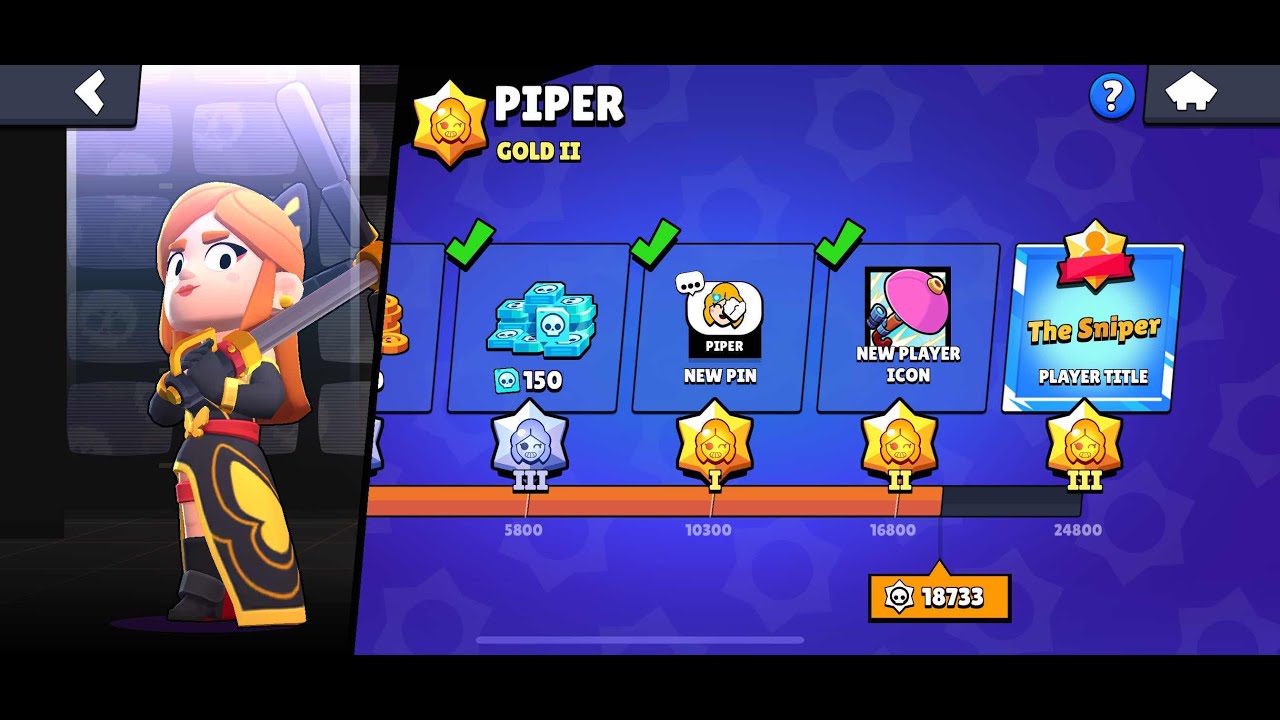 Pushing Piper to Gold 3 Mastery in Brawl Stars! 🔥 - YouTube